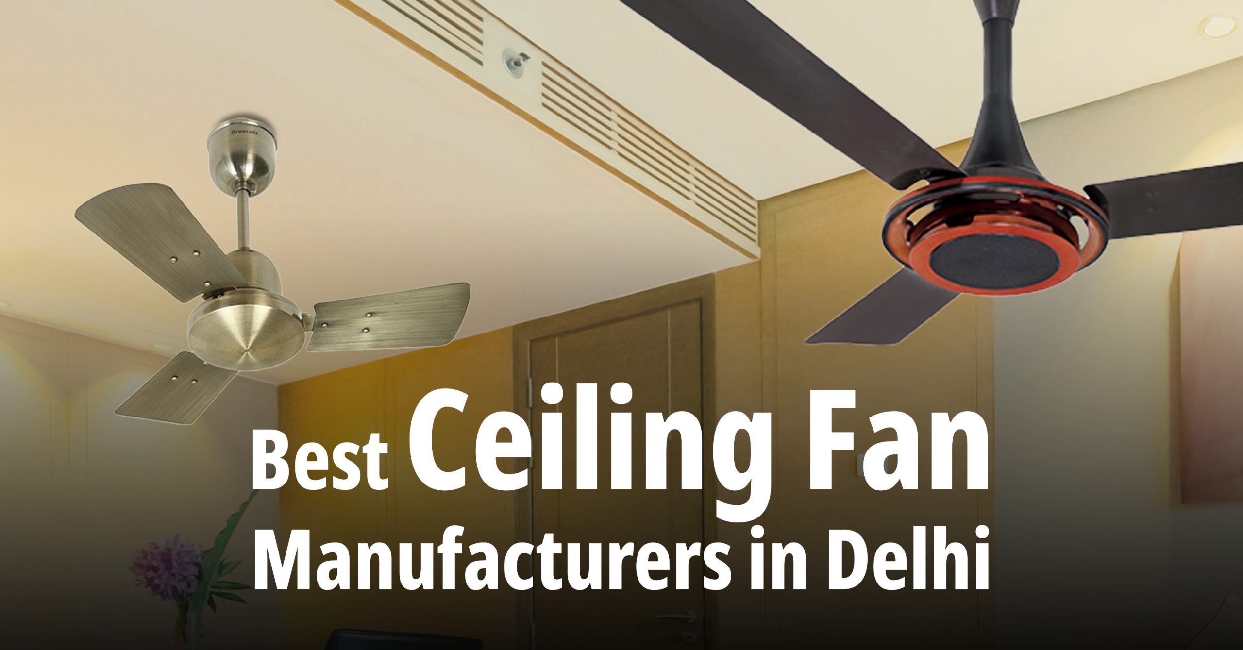 Ceiling Fan Manufacturers Delhi | Breezalit Fans