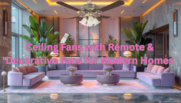 Ceiling Fans with Remote & Decorative Fans for Modern Homes - Breezalit Fan